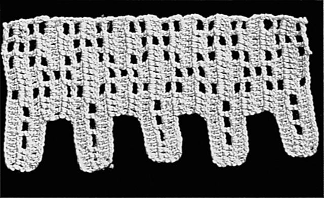 Ravelry: Castle edging pattern by Pauline Turner