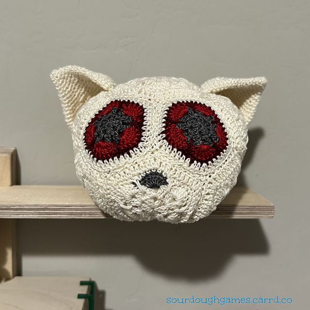 Ravelry: African Flower Granny Square Cat Skull pattern by Rebecca from ...