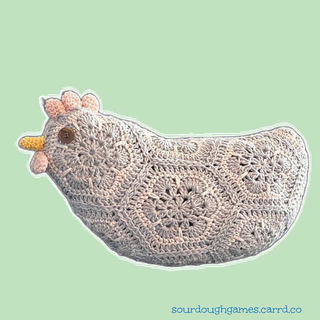 Ravelry: African Flower Granny Square Hen pattern by Rebecca from ...