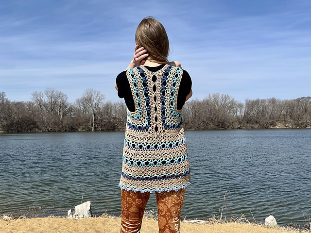 Ravelry: Wild Iris Vest pattern by Heidi Nieling