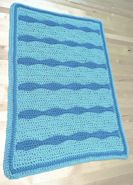 Ravelry: Bobbing Along Baby Blanket pattern by Clayton Leadbetter