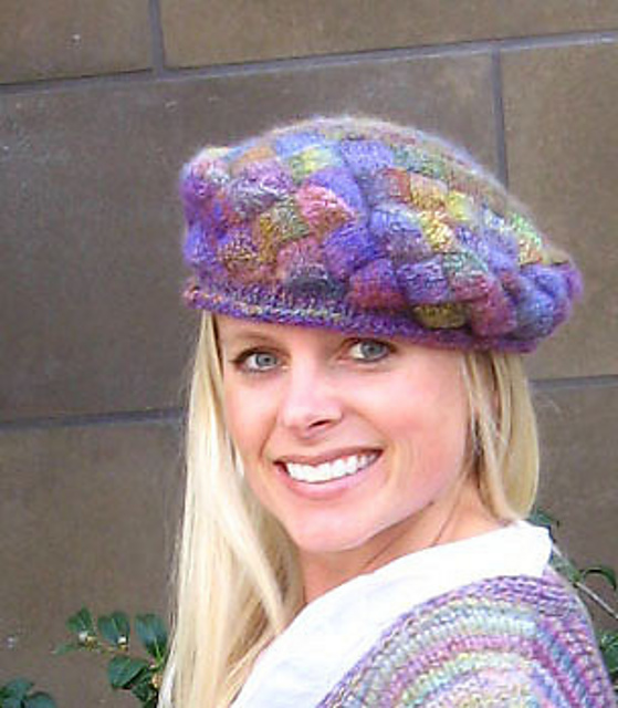 Ravelry: Four Rings Entrelac Hat pattern by Lynne Vogel