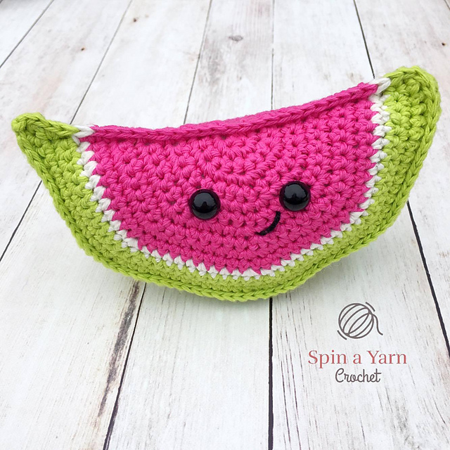 Ravelry: Watermelon Wedge pattern by Spin a Yarn Crochet