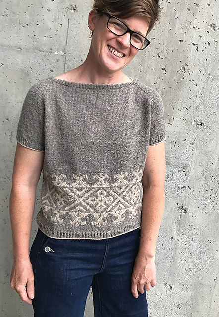 Ravelry: Royal Tee pattern by Kate Salomon