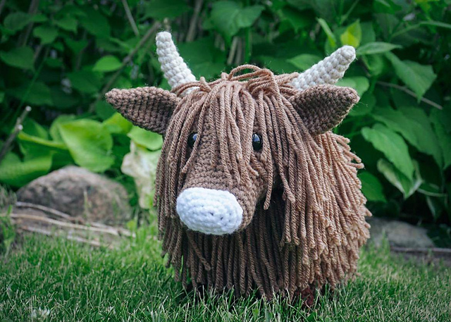 Ravelry: Finley the Highland Cow pattern by Kaylin Miller