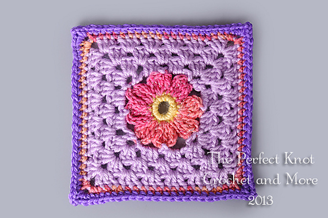 Ravelry: Penelope's Petals 6 Inch Square pattern by The Perfect Knot ...
