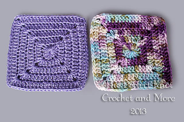 Ravelry: Simple Says It Best 6 Inch Square pattern by The Perfect Knot ...