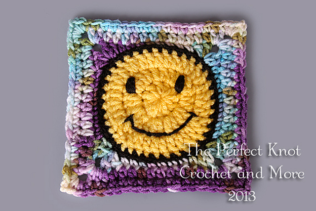 Ravelry: Happy Daze 6 Inch Square pattern by The Perfect Knot ...