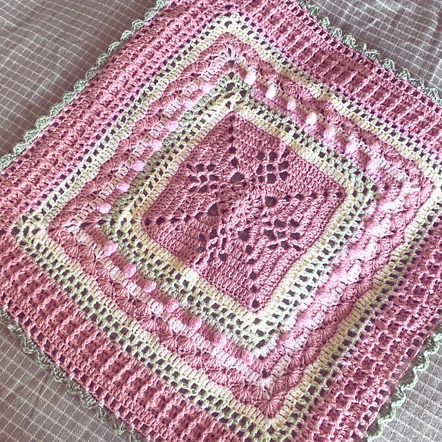 Ravelry: Lacey Baby Blanket pattern by Sapphire Cameron