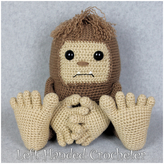 Ravelry: Bruno the Bigfoot pattern by The Left-Handed Crocheter