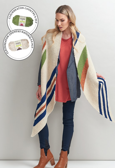 Ravelry: #4 Splice Wrap pattern by Cleckheaton