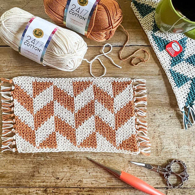 Ravelry: Geometric Snack Mat pattern by Christine Blue