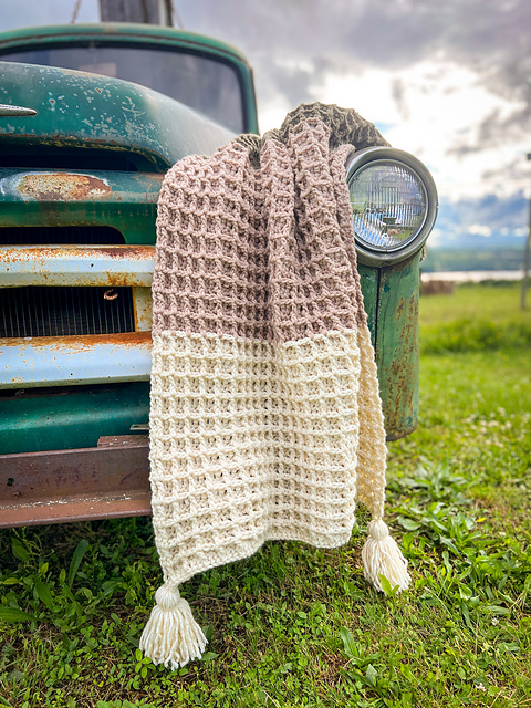 Ravelry: Easy Waffle Blanket pattern by Christine Blue