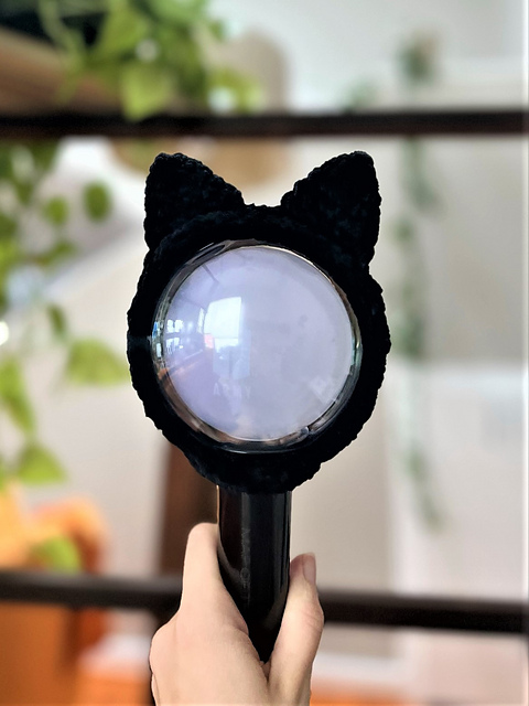 Ravelry: Cat Ears Army Bomb Lightstick Cover pattern by SpringDayCrochet
