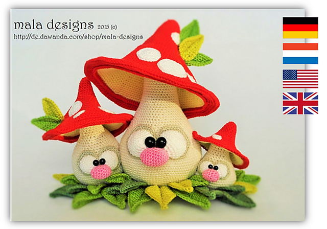 Ravelry: Fliegenpilz pattern by Mala Designs