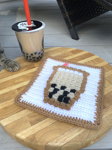 Ravelry: Boba Bobble Square pattern by Lana