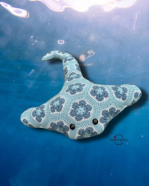 Ravelry: Splash The African Flower Stingray pattern by selina page