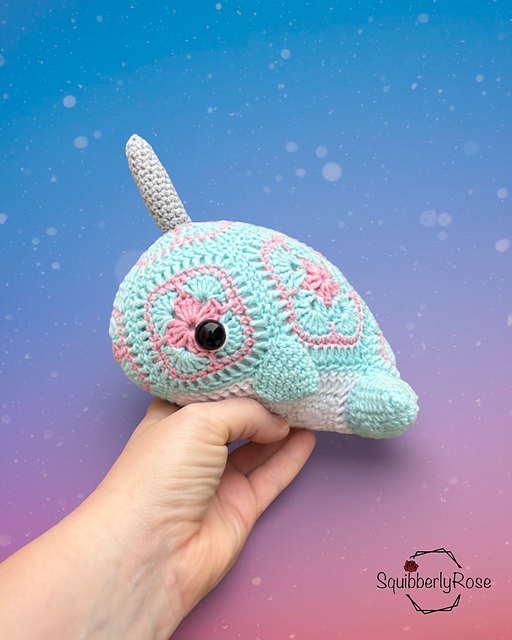Ravelry: Pip The Mini African Flower Whale. pattern by selina page