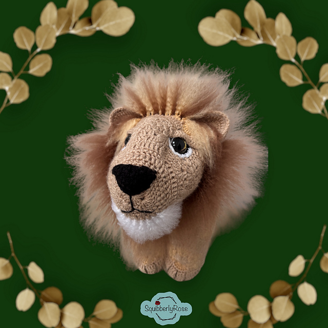 Ravelry: Lumi The African Flower lion pattern by selina page