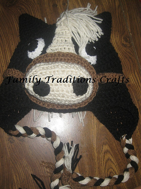Ravelry: Horse Hat - Earflap Style pattern by Shannon Corcoran Family ...