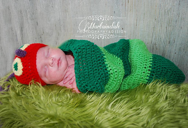 Ravelry: Chrissy the Caterpillar infant photo prop pattern by Shannon ...