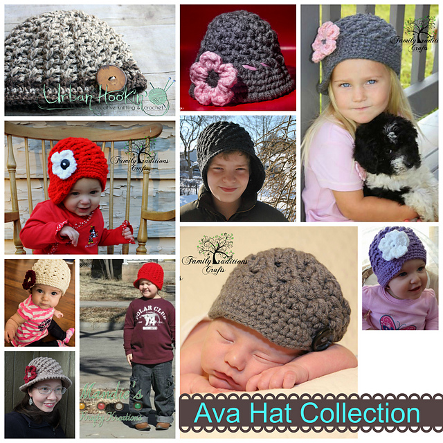 Ravelry: Ava Hat Collection pattern by Shannon Corcoran Family ...