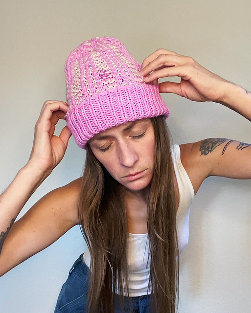 Ravelry: breastie beanie pattern by Kate Stevenson