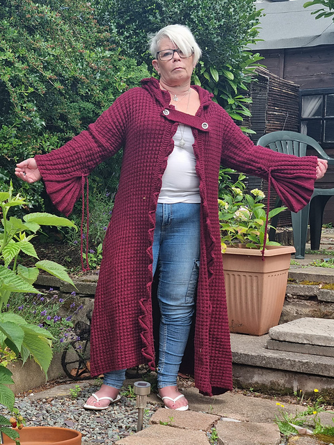 Ravelry: Wiccan Full Length Robe Cloak pattern by Woolly Wiccan