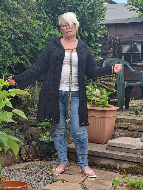 Ravelry: Wiccan Short Length Robe Cloak pattern by Woolly Wiccan