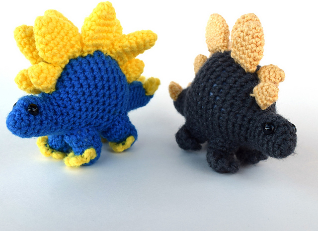 Ravelry: Miniature Stegosaurus Amigurumi/Plush Toy pattern by ...