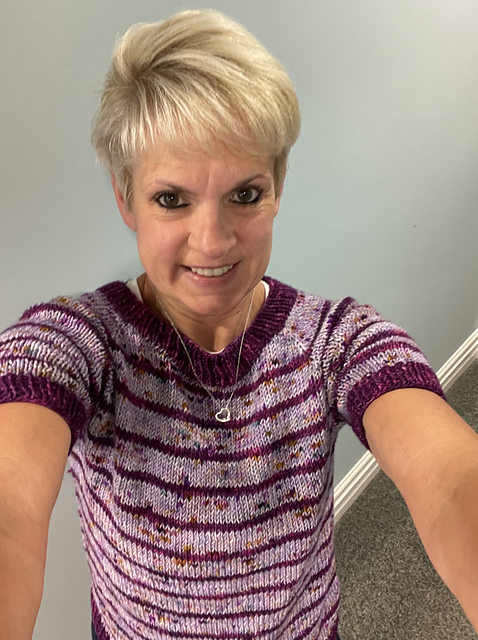 Ravelry: StarbucksJunkie's Tolsta Tee with Stripes!