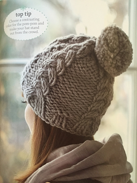 Ravelry: Cabled Bobble Hat pattern by Dorling Kindersley