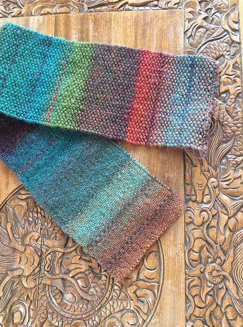 Ravelry: Marilyn's Linen Stitch Scarf pattern by Karen Stebbins