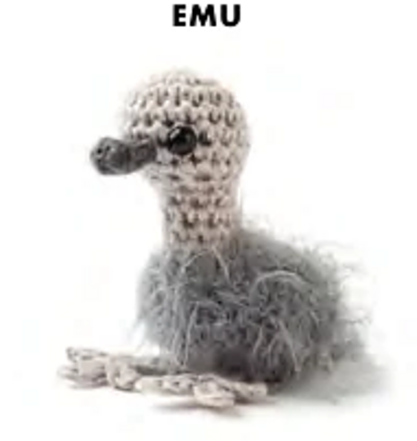 Ravelry: Emu pattern by Sarah Abbondio