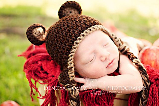 Ravelry: Teddy Bear beanie pattern by Stephanie Meade