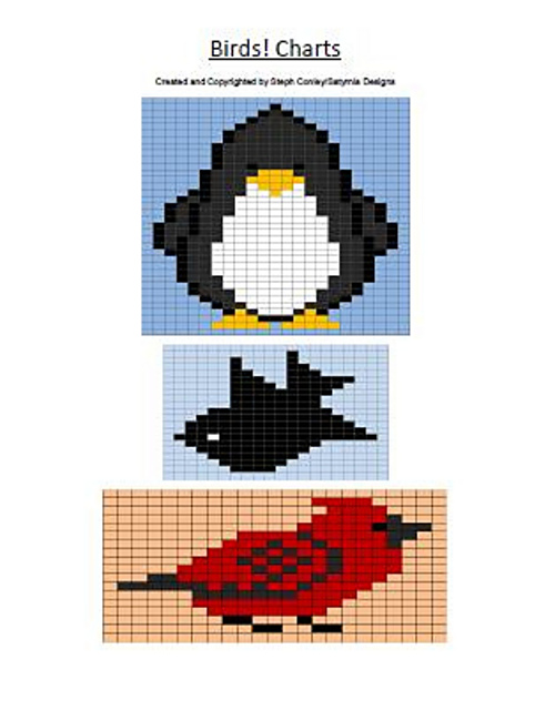 Ravelry: Birds! Charts pattern by Steph Conley