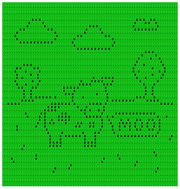 Ravelry: Cow Goes Moo Baby Blanket pattern by Carla Gasson