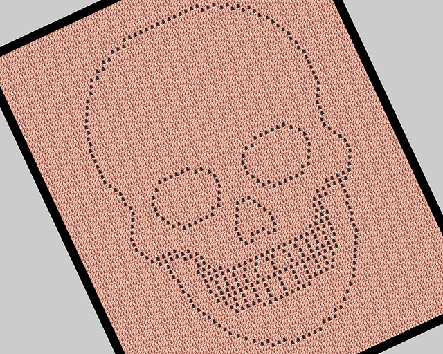 Ravelry: Skull Filet Blanket pattern by Carla Gasson
