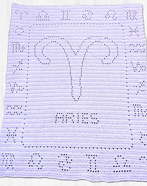 Ravelry: Zodiac Aries Filet Blanket pattern by Carla Gasson