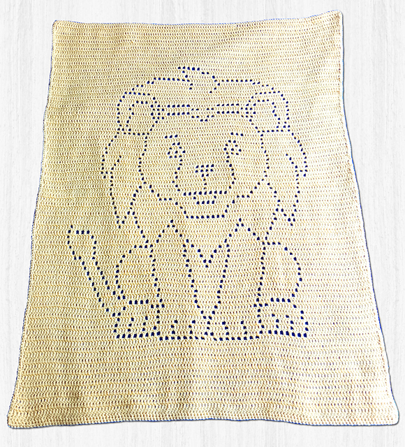 Ravelry: Lion Filet Blanket pattern by Carla Gasson