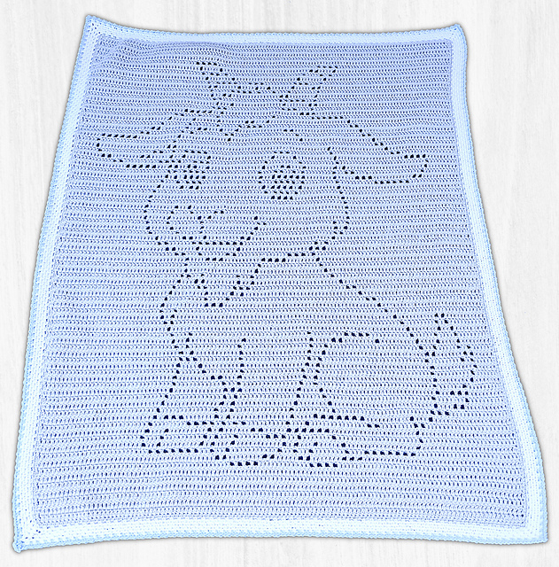 Ravelry: Cute Goat Filet Blanket pattern by Carla Gasson