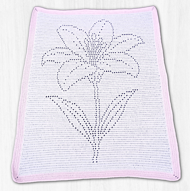 Ravelry: Lily Filet Blanket pattern by Carla Gasson