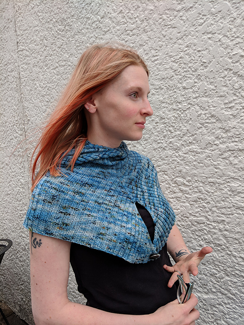 Ravelry: Aventail Hooded Cowl pattern by StevenBe