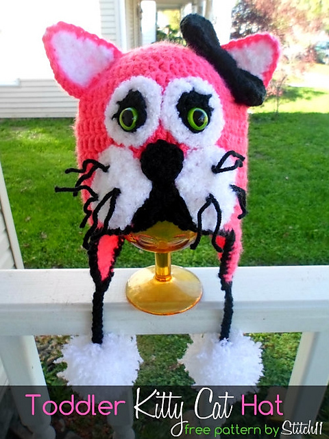 Ravelry: Toddler Kitty Cat Hat pattern by Stitch11