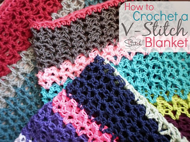 Ravelry: How to Crochet a V-Stitch Blanket pattern by Stitch11