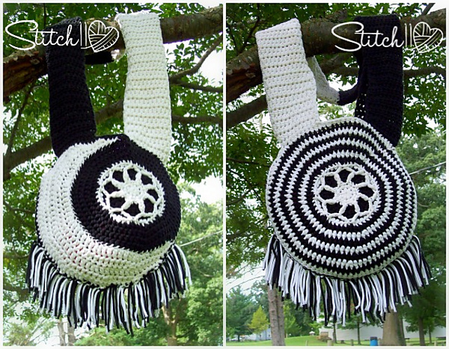 Ravelry: Boho Moon and Sun Bag pattern by Stitch11