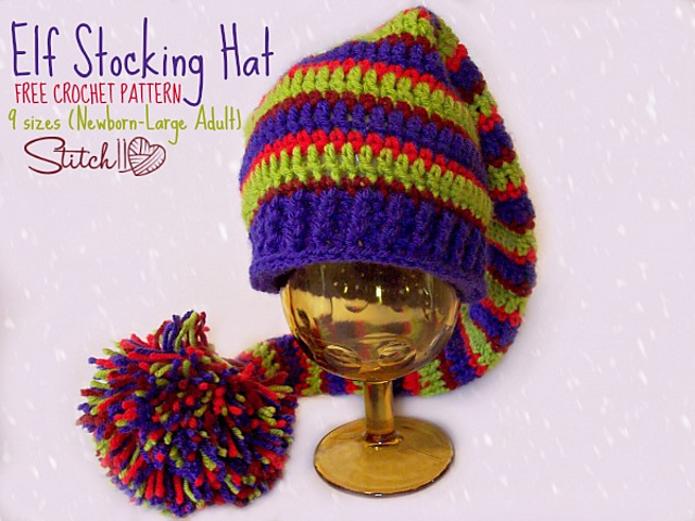 Ravelry: Elf Stocking Hat pattern by Stitch11