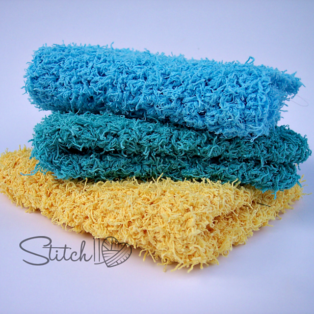 Ravelry: Simple Square Scrubby Dish Cloth pattern by Stitch11