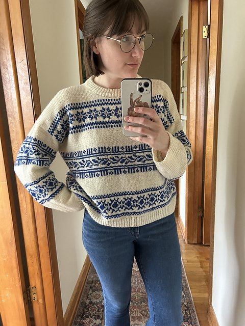 Ravelry: StitchSerenade's Porcelain Sweater