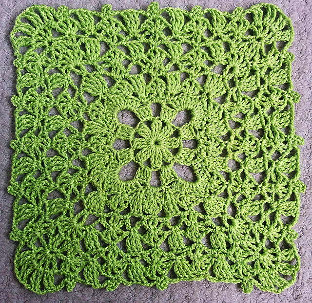 Ravelry: Shells & Picots Square pattern by Charles Voth